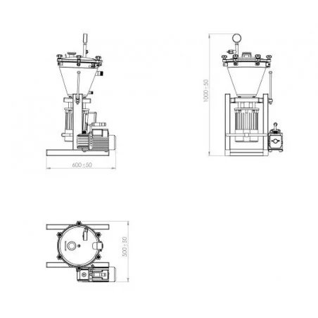 Laboratory cutter mixer / Commercial cutters mixers